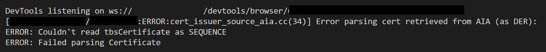 【python】「error Parsing Cert Retrieved From Aia As Der」エラーについて Prtn Blog