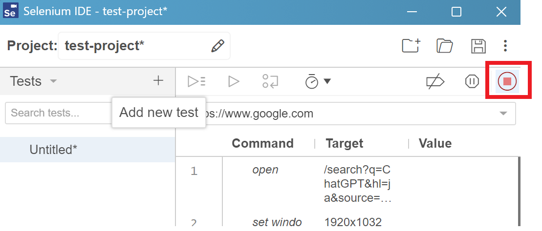 【テスト自動化】プログラミング不要！Selenium IDEの使い方 | prtn-blog