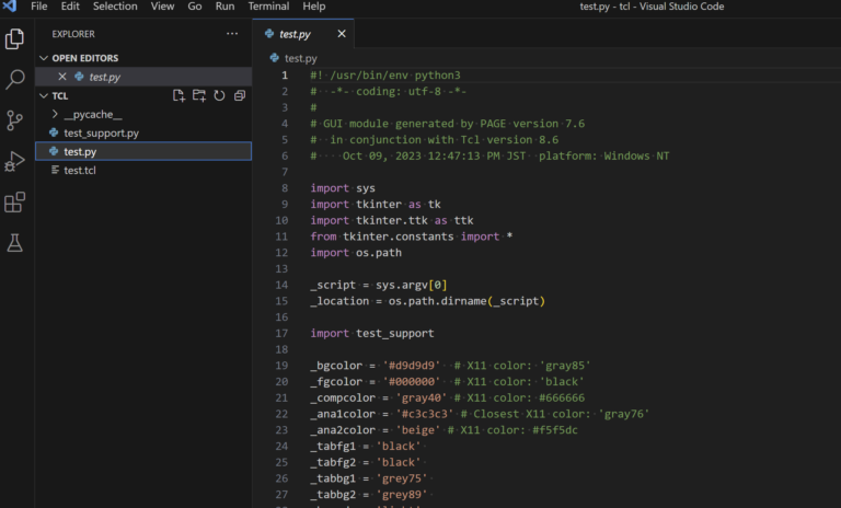 Python Tkinterのguiデザイナーpageの使い方【マウス操作で画面が作れる】 Prtn Blog