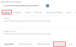 Stable Diffusion Checkpoint(チェックポイント)データのインストール方法 | prtn-blog